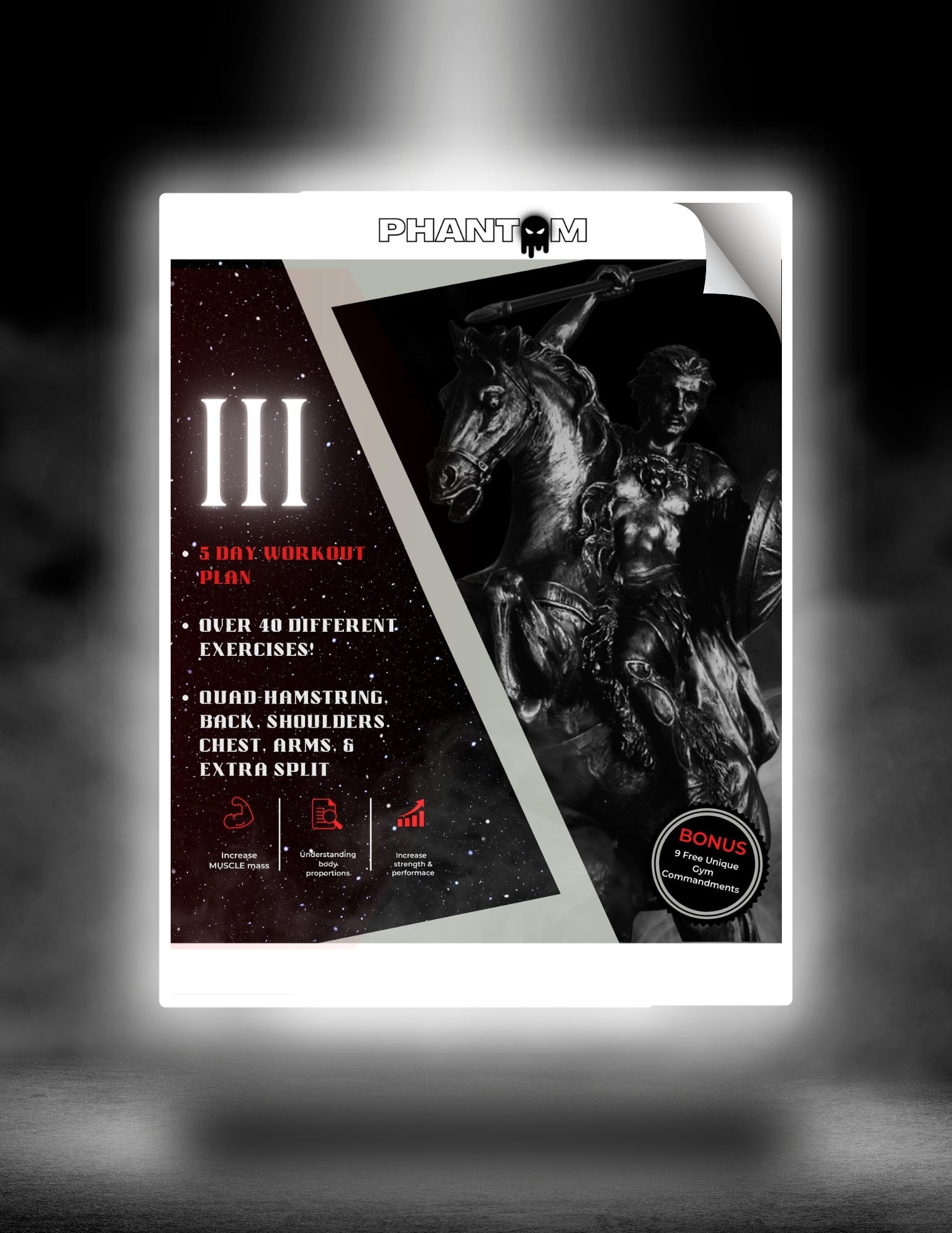 [ Conqueror ] 5 Day Workout Plan – PHANTOM PROJECT